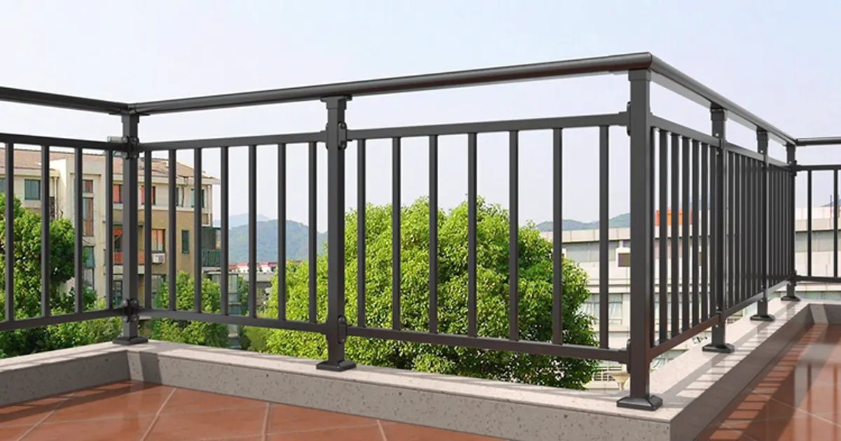 Premium Galvanized Steel Railing : Reinforce Safety